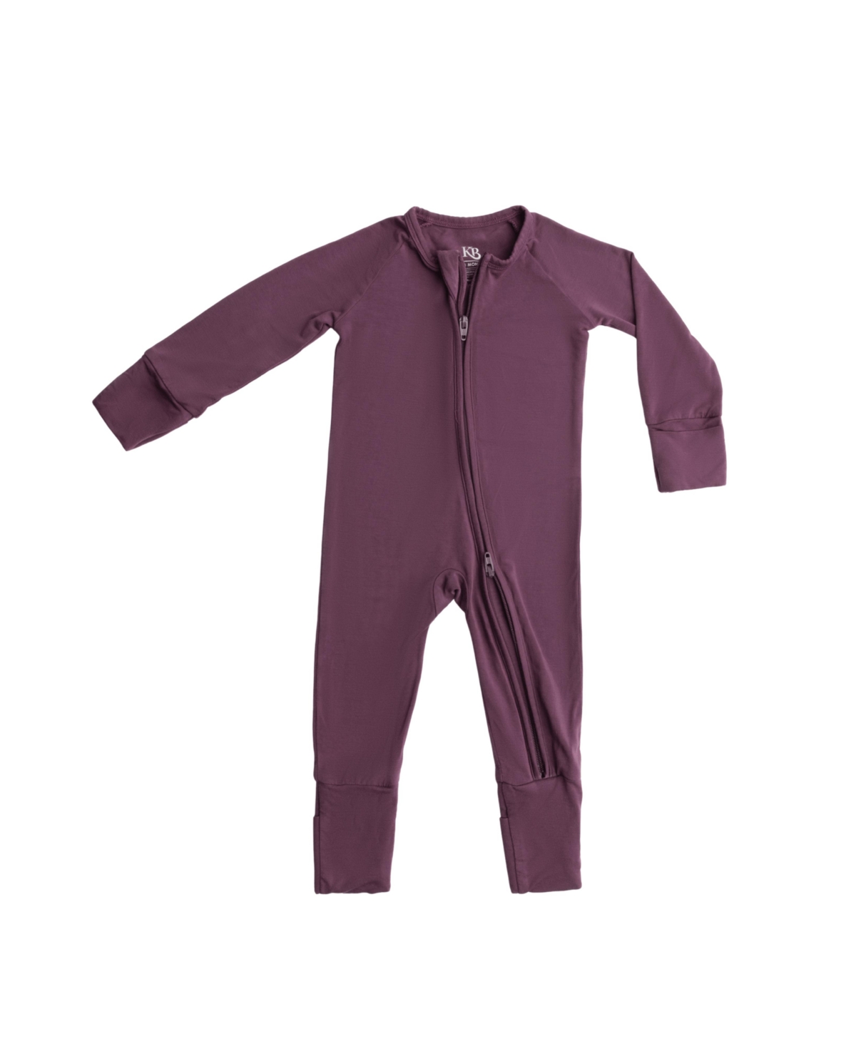 Click here for Kindred Bravely Zip Up Baby Pajamas - Burgundy plu... prices