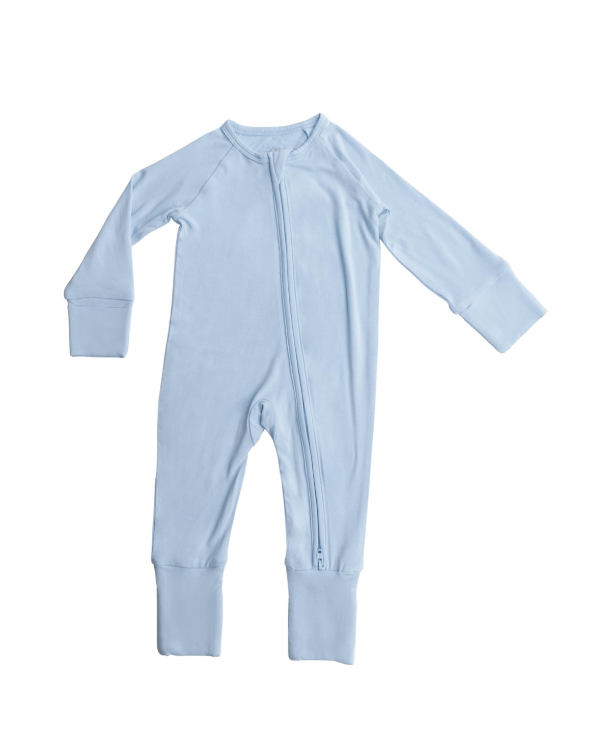 Click here for Kindred Bravely Zip Up Baby Pajamas - French blue prices