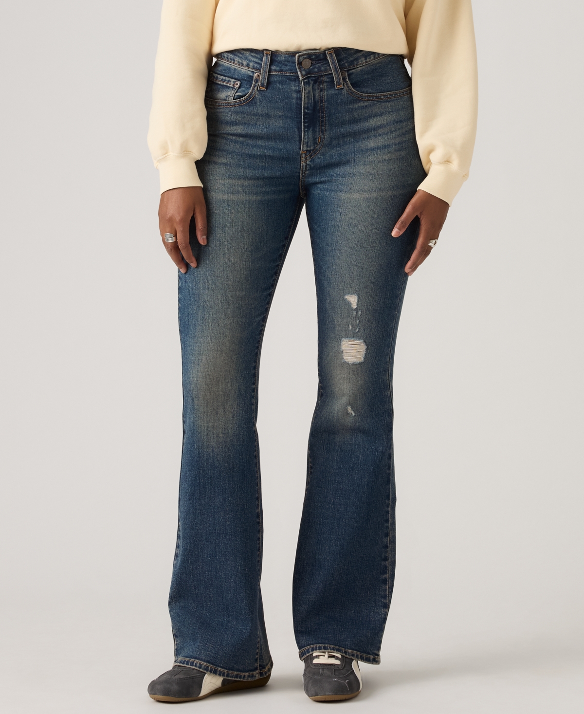 Click here for Levis Juniors 726 High-Rise Flare Leg Jeans - Fate... prices
