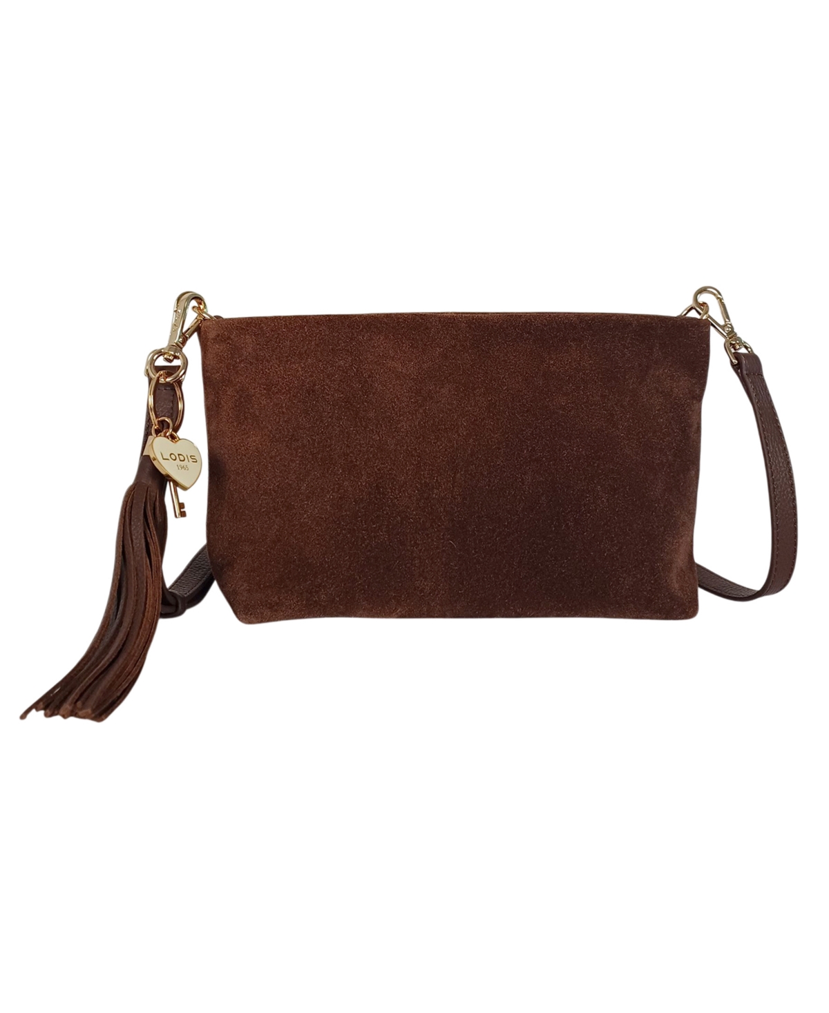 Click here for Lodis Meridian Small Crossbody Bag - Roast Sued prices