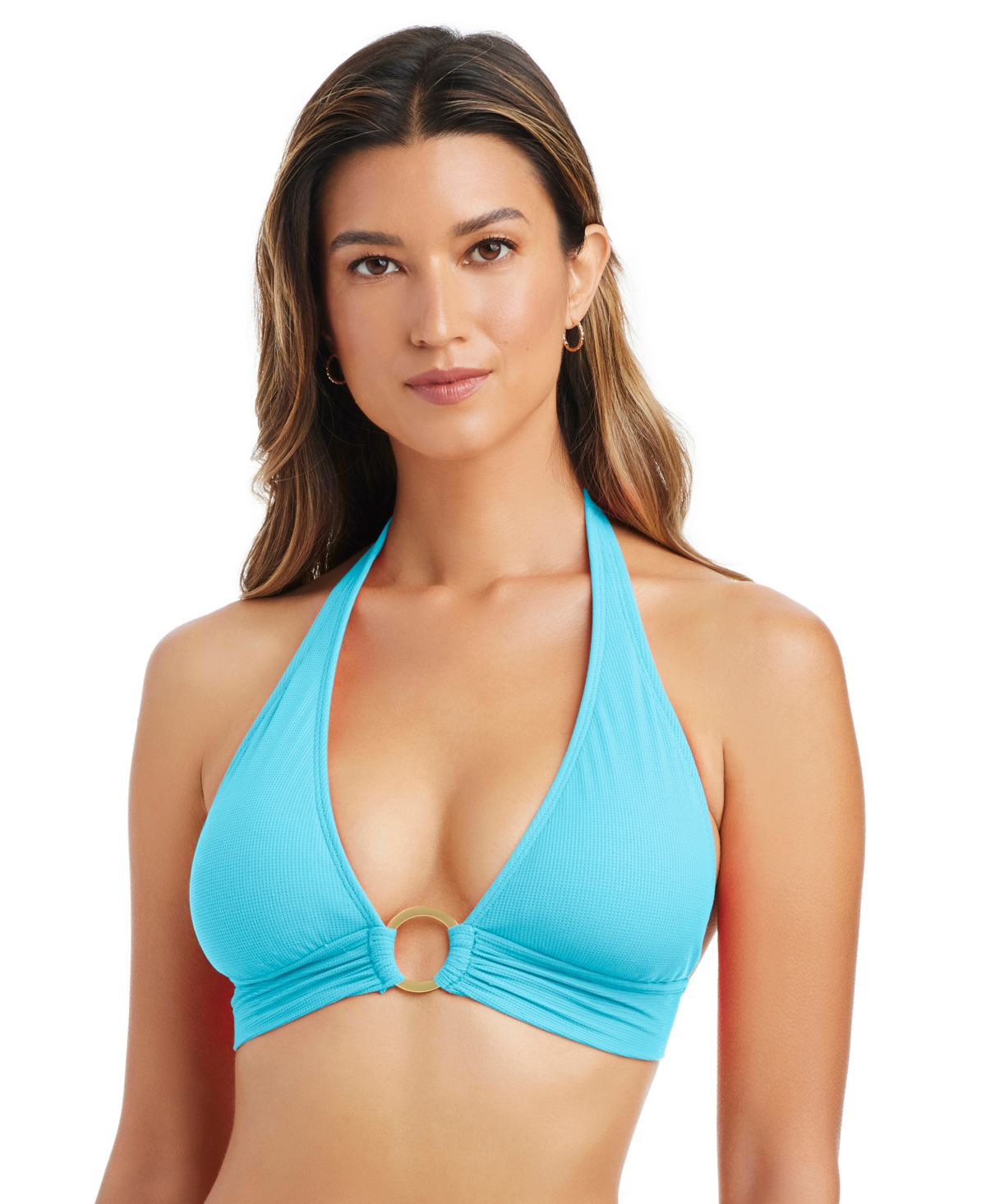 Click here for Bleu by Rod Beattie Womens V-Neck Swim Top - Water... prices