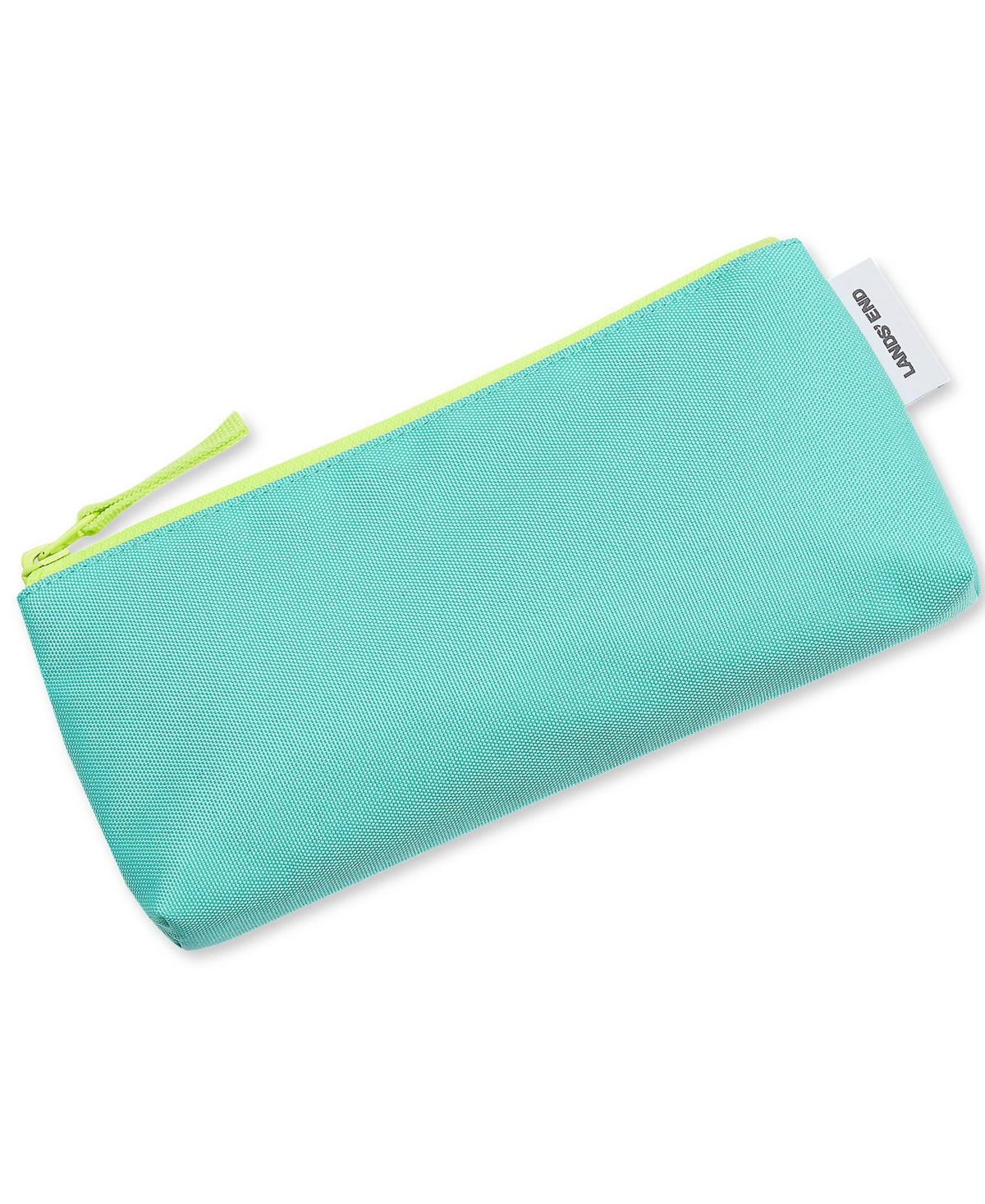 Click here for Lands End Pencil Pouch - Aqua ice/yellow prices