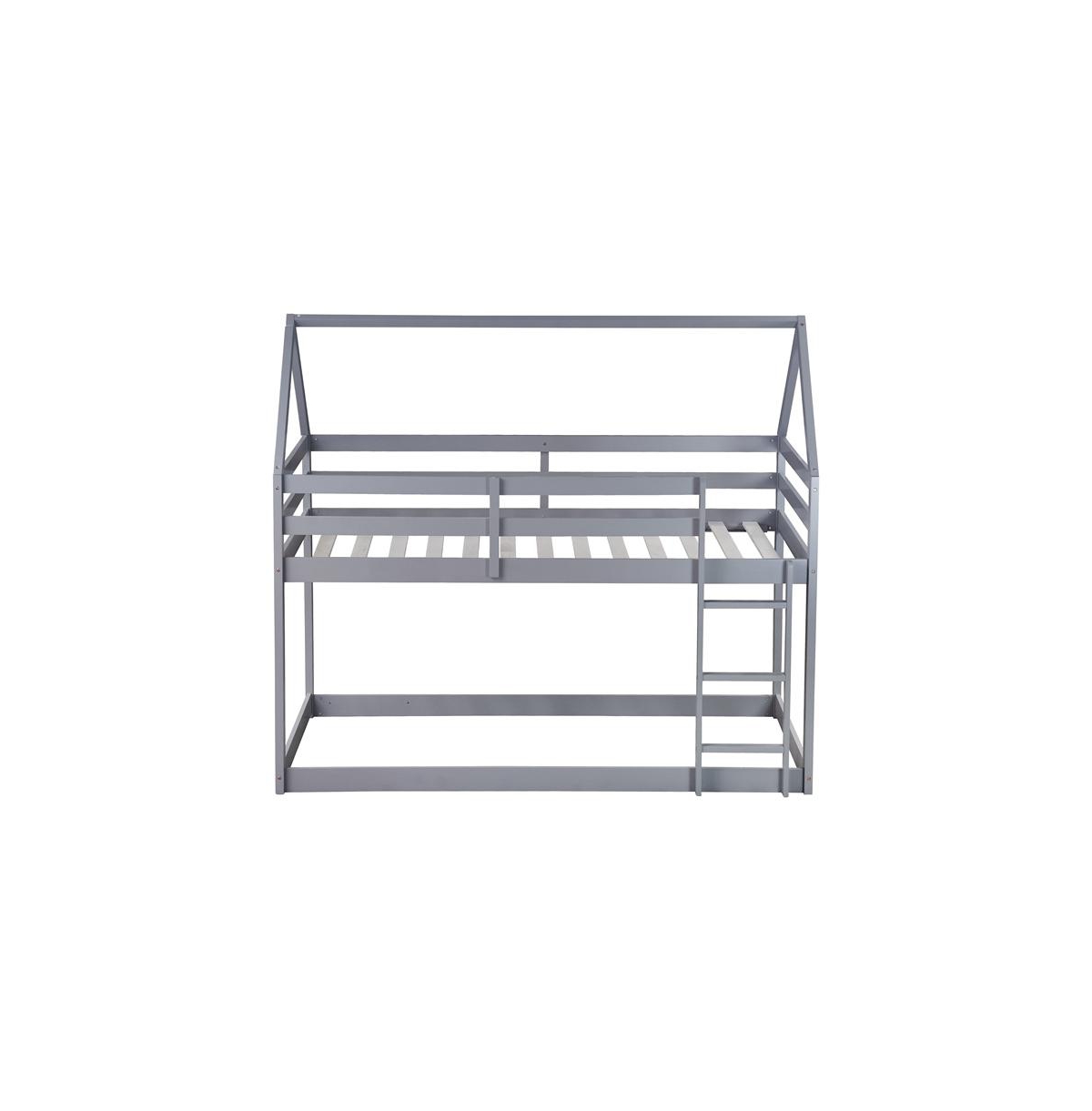 Click here for Cesicia Bunk Bed with Ladder and Guardrails Low-He... prices
