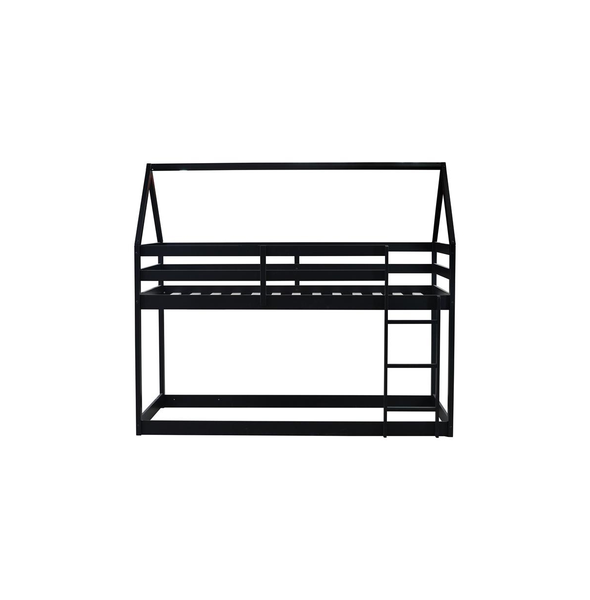 Click here for Cesicia Bunk Bed with Ladder and Guardrails Low-He... prices