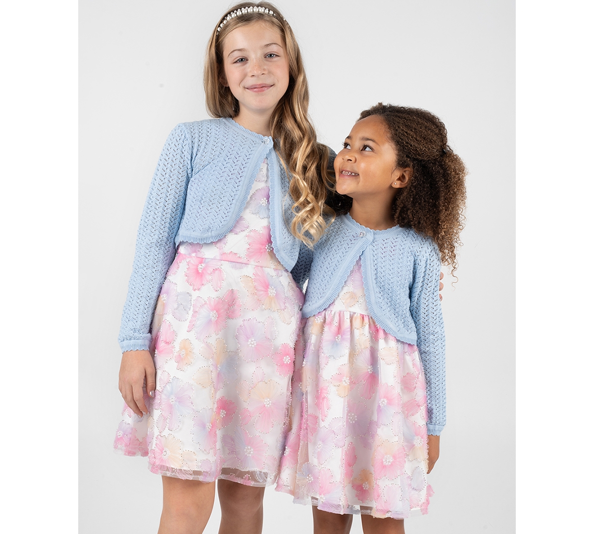 Click here for Rare Editions Girls 2T-6X Crochet Knit Sweater Dre... prices