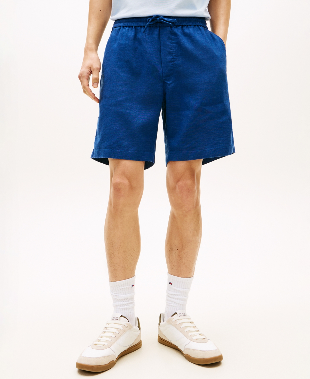 Tommy Hilfiger Mens Dover Drawstring Shorts - Blue Jean