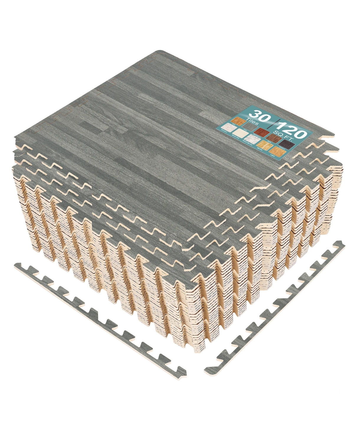 Click here for Sorbus 120 Sq. Ft. Interlocking Eva Foam Wood Grai... prices