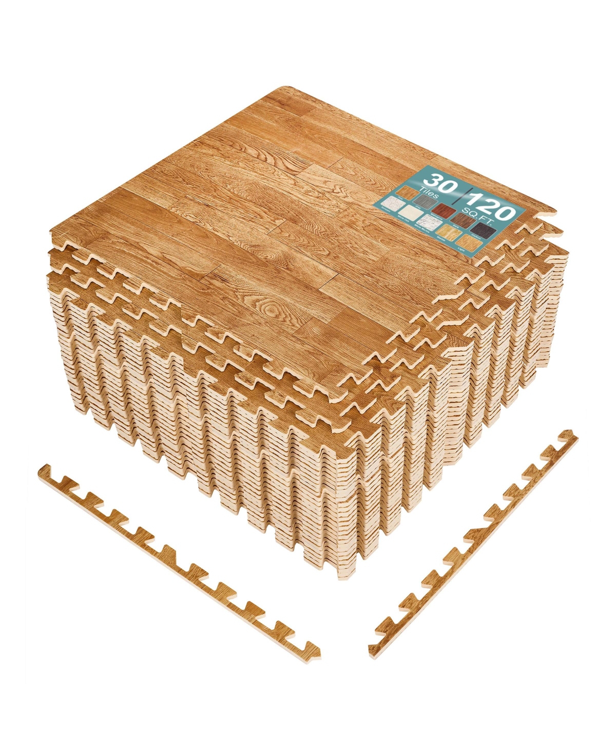 Click here for Sorbus 120 Sq. Ft. Interlocking Eva Foam Wood Grai... prices