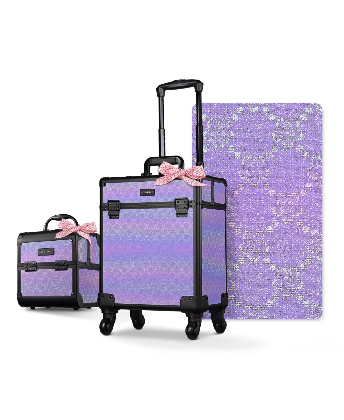 Click here for Byootique 2-Piece Makeup Train Case Cosmetic Organ... prices