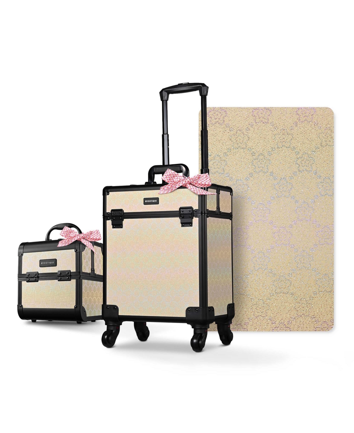 Click here for Byootique 2-Piece Makeup Train Case Cosmetic Organ... prices