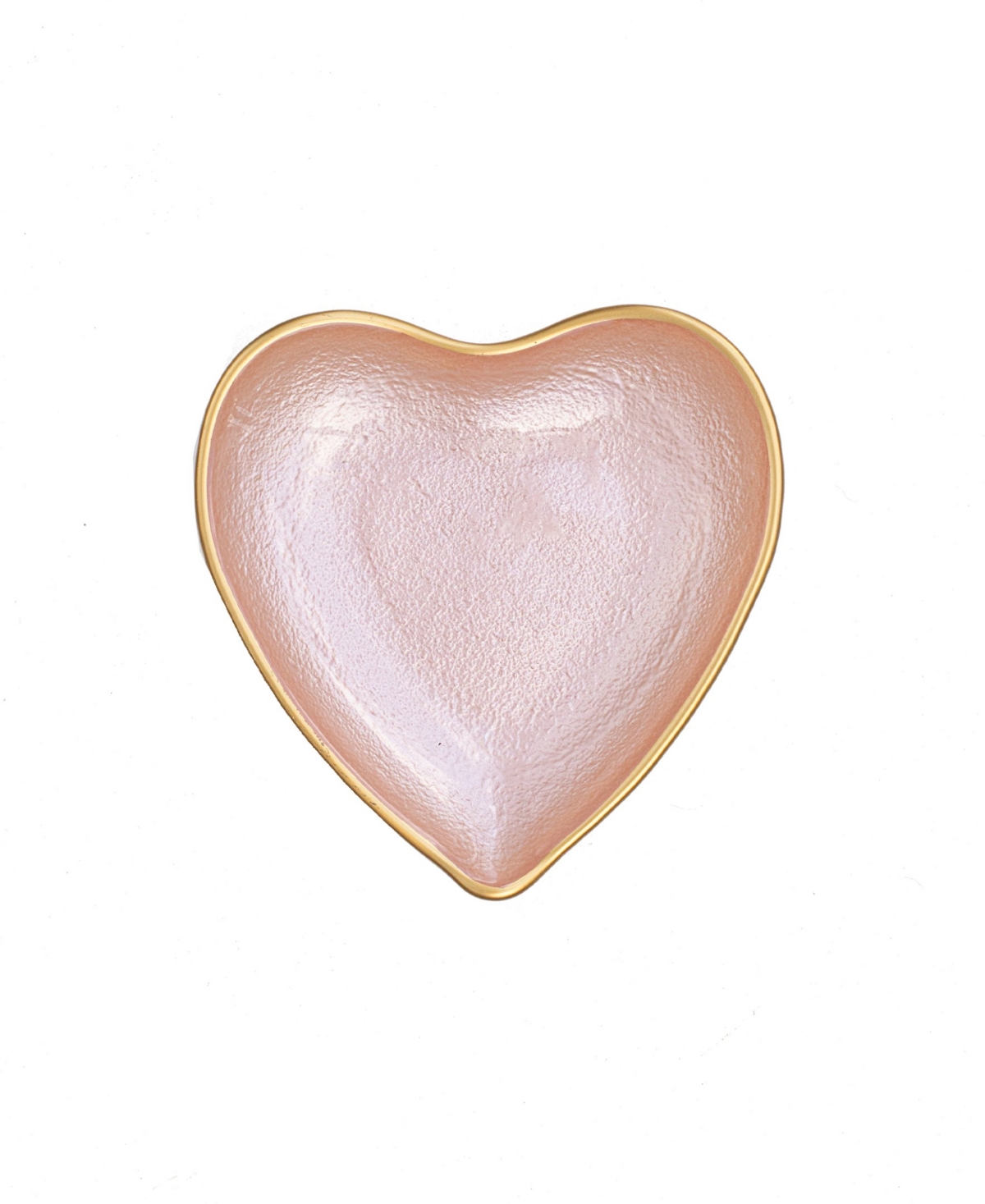 Click here for Vietri Baroque Glass Heart Plate - Pink prices