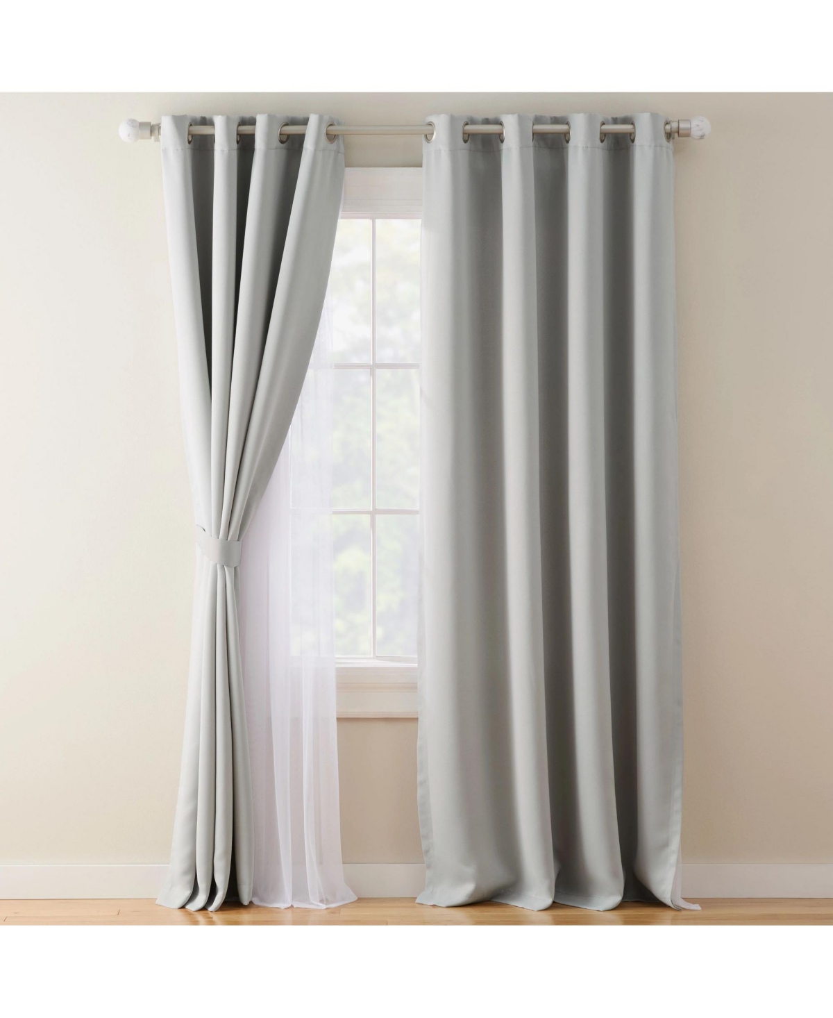 Click here for Town & Country Luxe Oslo Double Layer Indoor Curta... prices