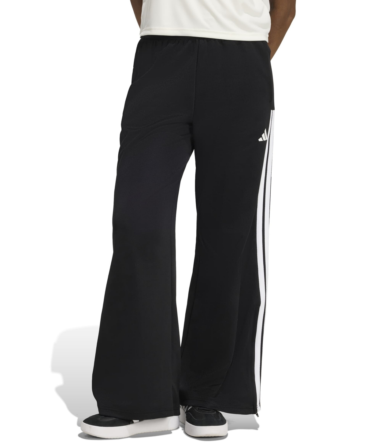 Click here for adidas Womens Full-Length Track Pants - Black/Whit... prices