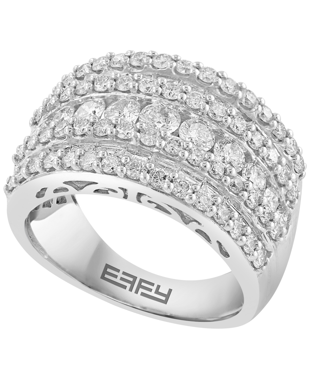 Click here for Effy Collection Diamond Ring (2 ct. t.w.) in 14k W... prices
