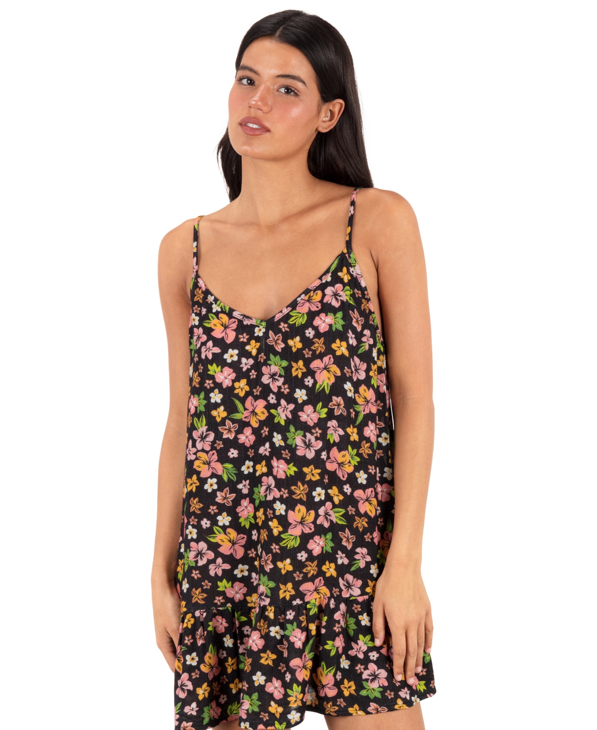 Click here for Hurley Womens Hibiscus Dream V-Neck Mini Swim Dres... prices