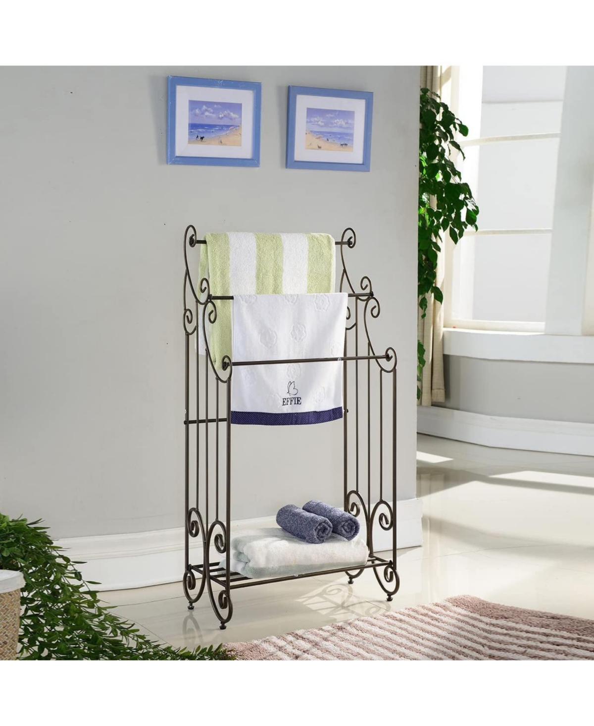 Click here for Kings Brand Furniture Pewter Metal Towel Racks for... prices