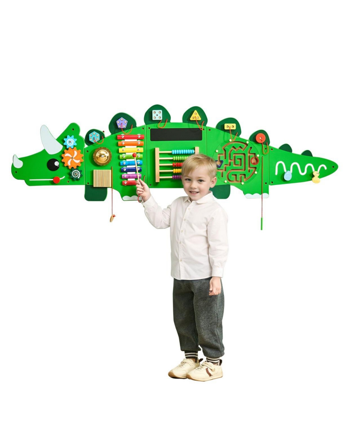 Click here for Mecale Dinosaur Activity Wall Busy Board  Montesso... prices