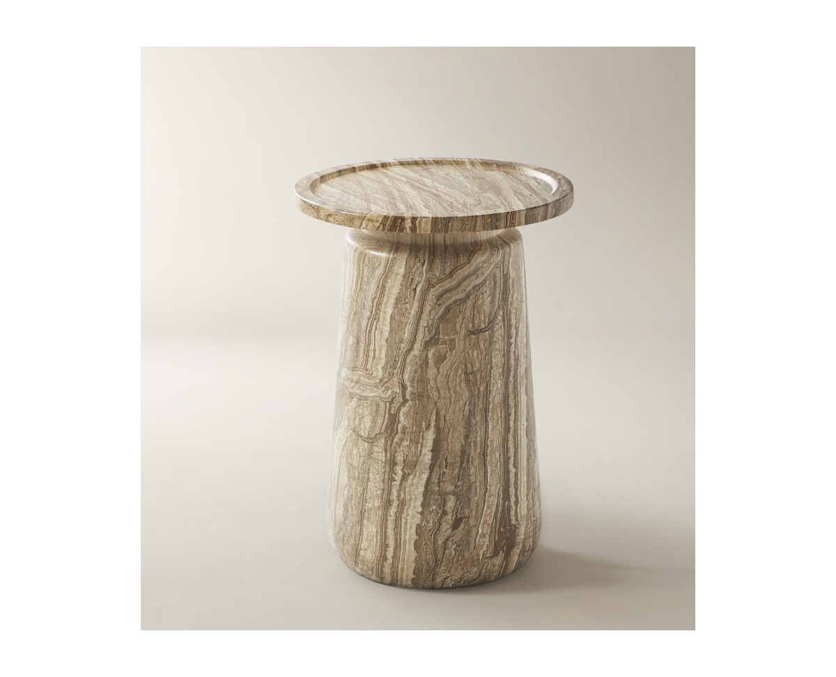 Click here for Z Gallerie Strata Side Table - Brown prices