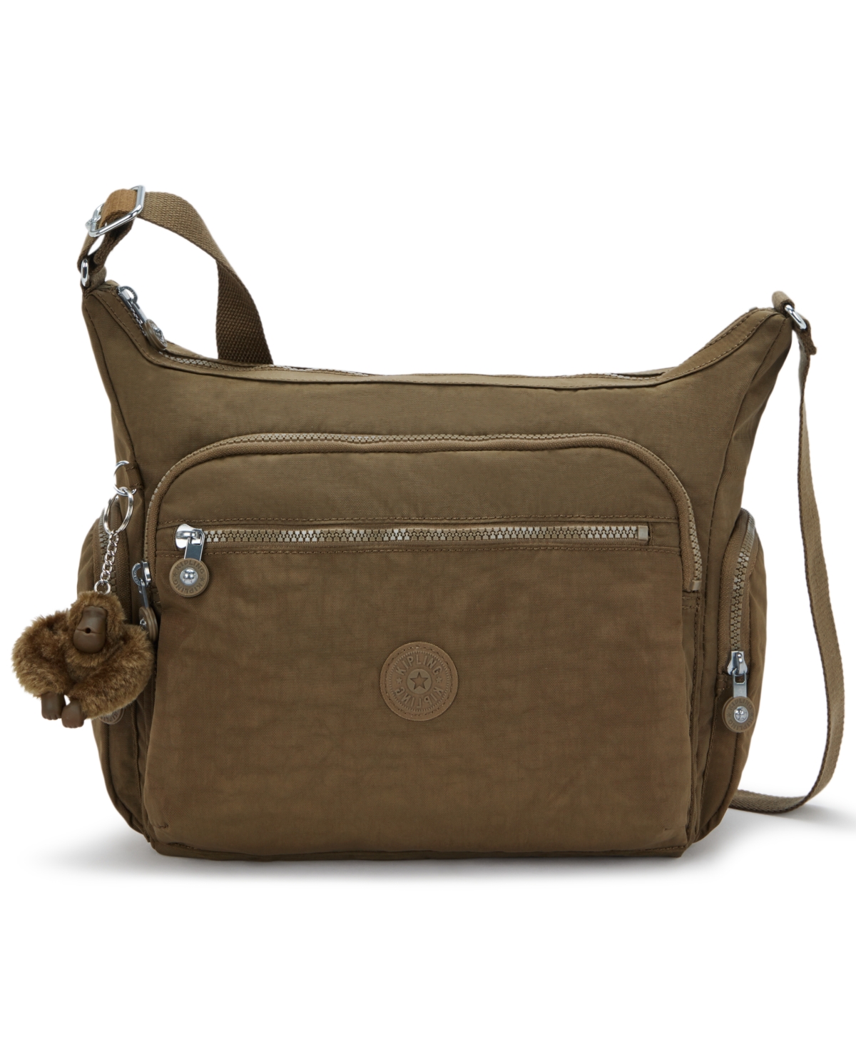 Click here for Kipling Gabbie Large Nylon Zip-Top Crossbody Bag -... prices