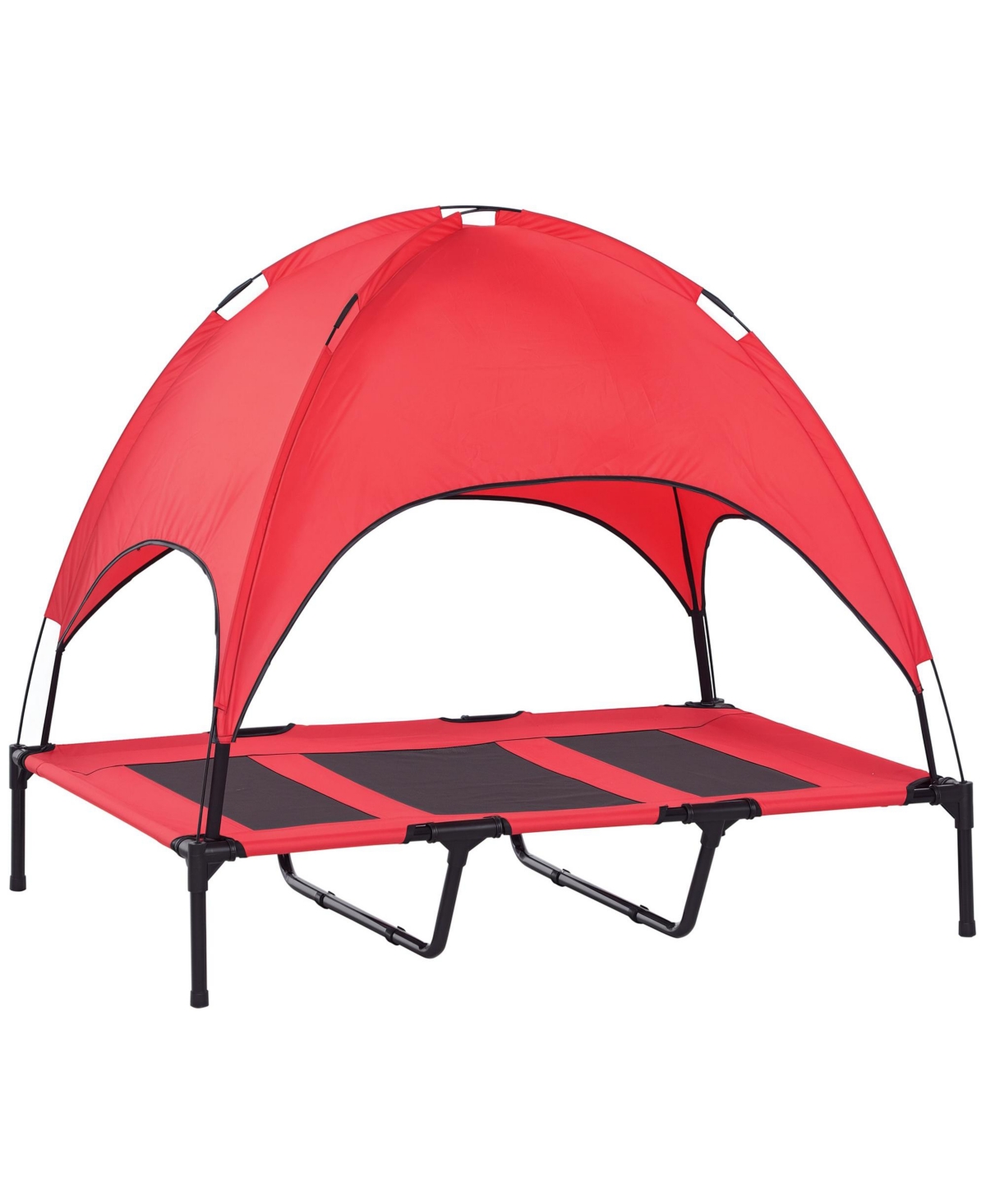 Click here for PawHut Elevated Pet Bed Dog Foldable Cot Tent Cano... prices