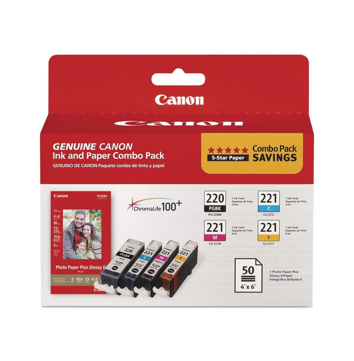 Click here for Canon ChromaLife100+ Ink/Paper Combo - Black/Cyan/... prices