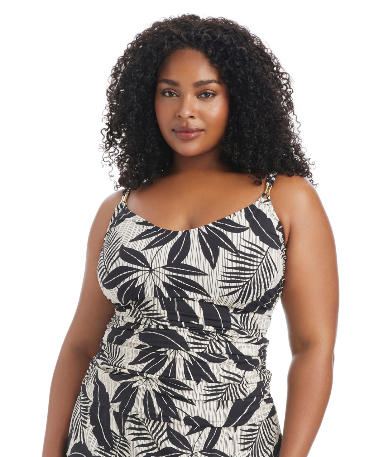 Click here for Bleu by Rod Beattie Plus Size Island Time V-Neck O... prices