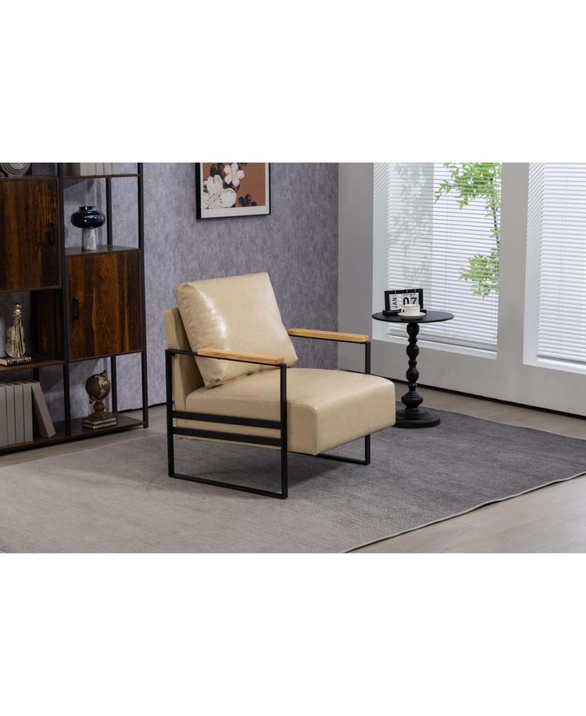 Click here for Streamdale Leather Accent Chair for Living/Bedroom... prices