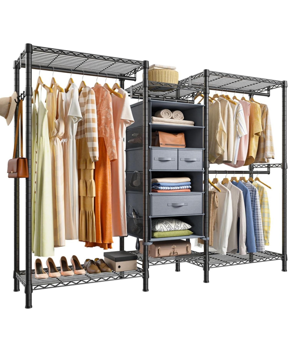 Click here for Raybee Heavy Duty Clothes Rack for Hanging Clothes... prices
