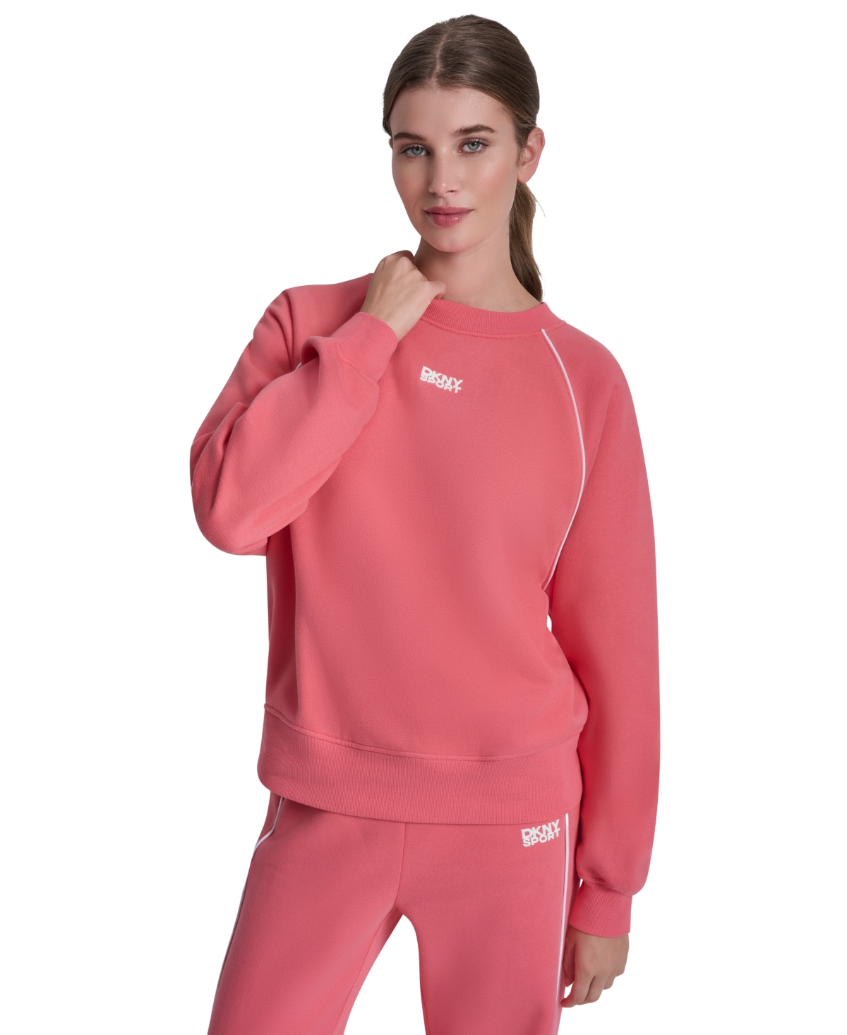 Click here for Dkny Sport Womens Crewneck Sweatshirt - Sunkissed/... prices
