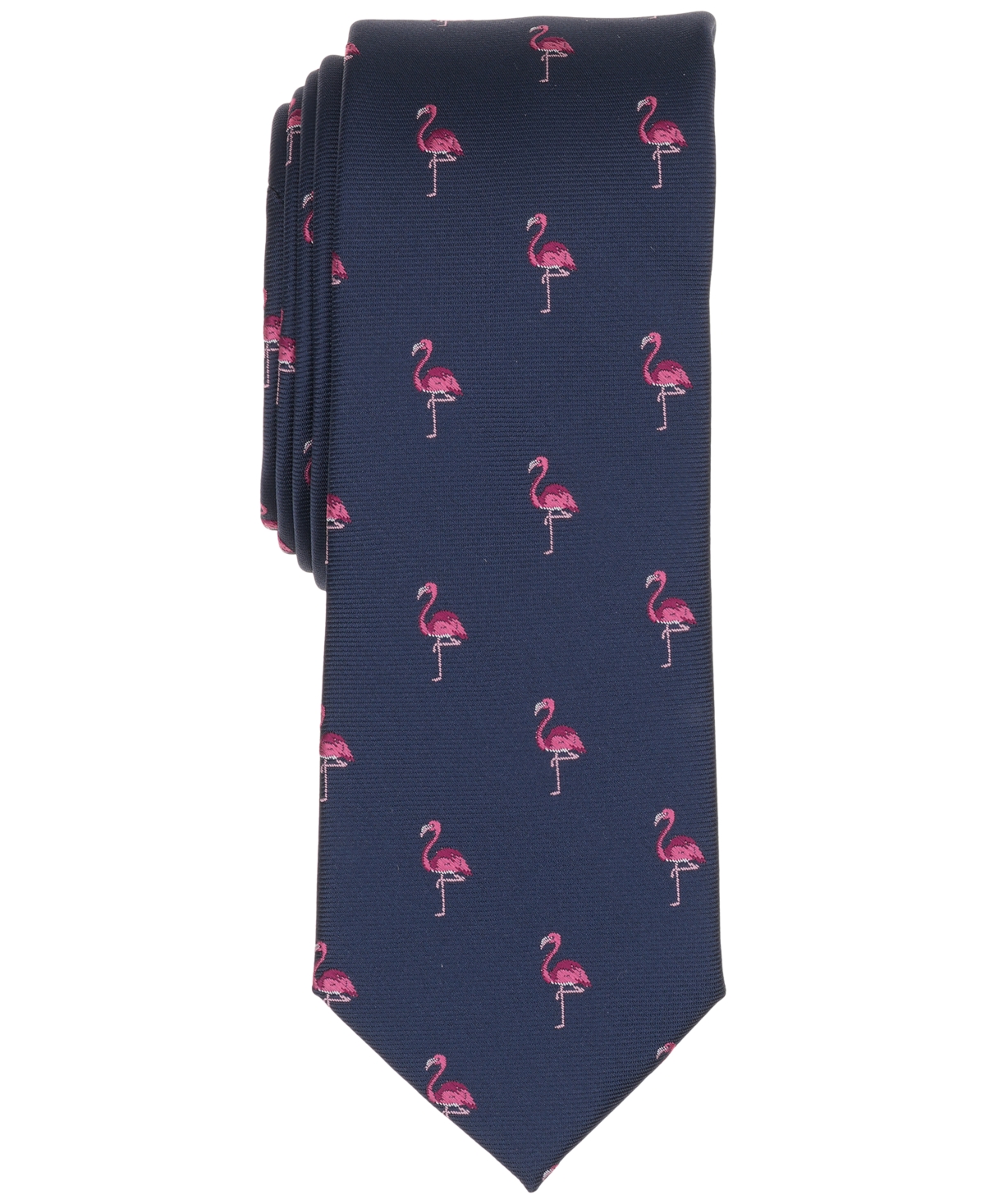 Click here for Bar Iii Mens Standing Flamingo Solid Tie  Macys Ex... prices