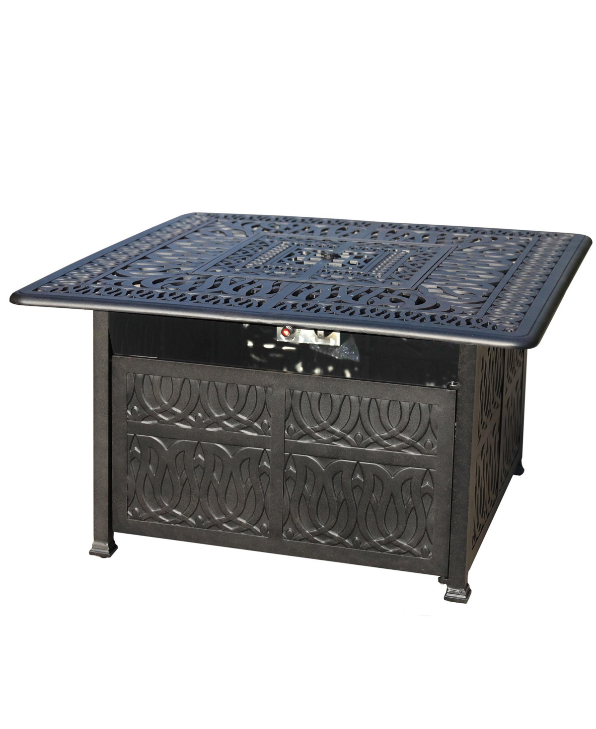 Click here for Mondawe Cast Aluminum 44 Outdoor square Firepit Ta... prices