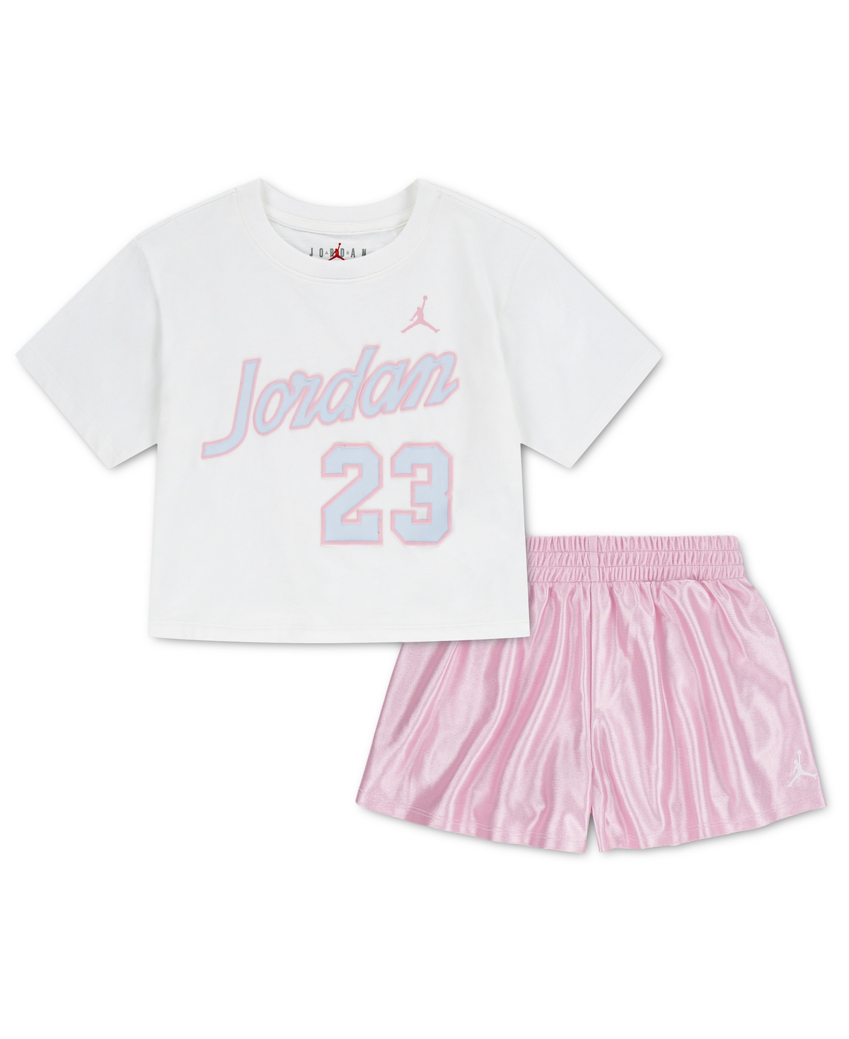 Click here for Jordan Girls 4T-6X Flowy Durasheen Crewneck T-Shir... prices