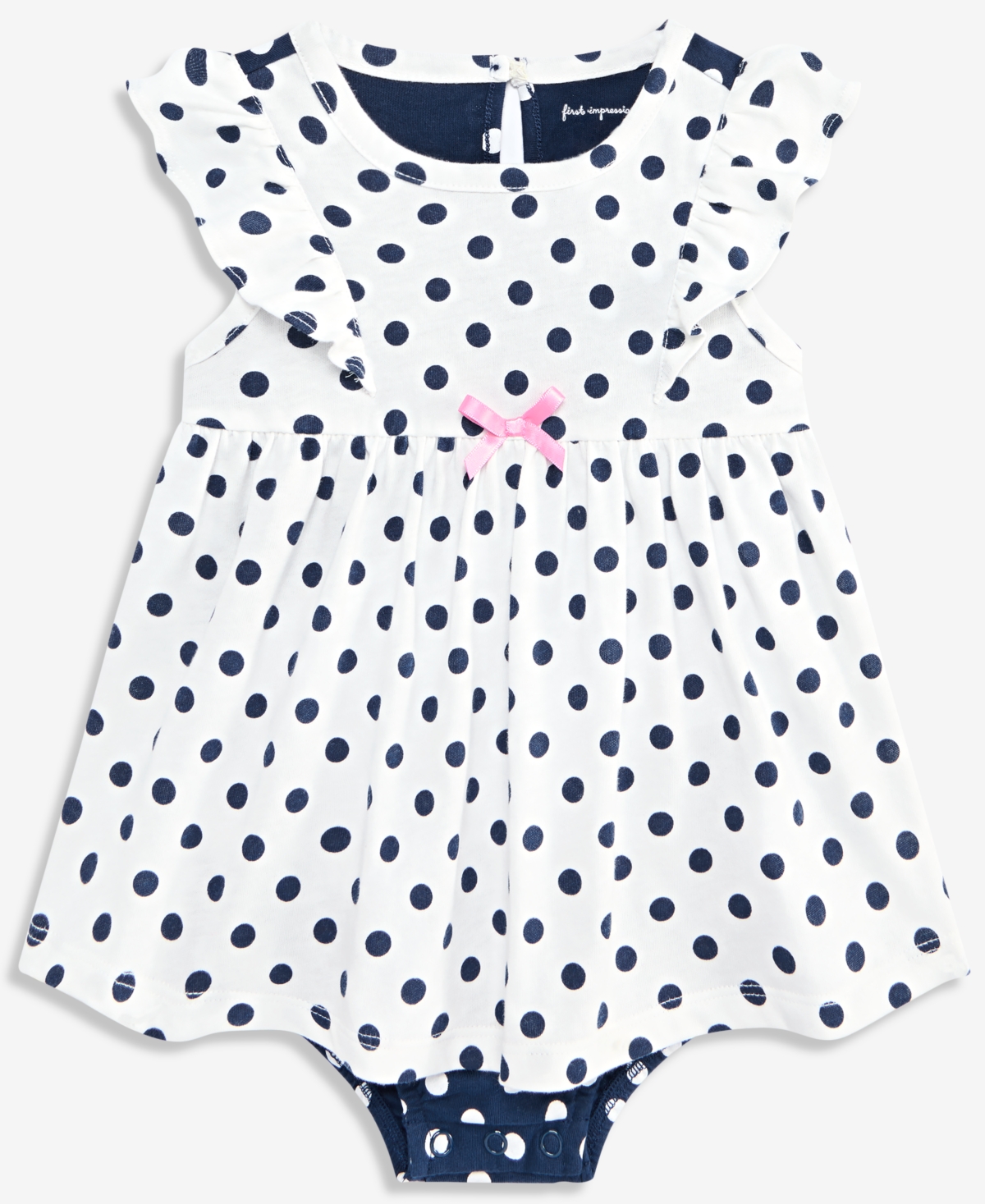 Click here for First Impressions Baby Girls Dot-Print Sunsuit  Ma... prices