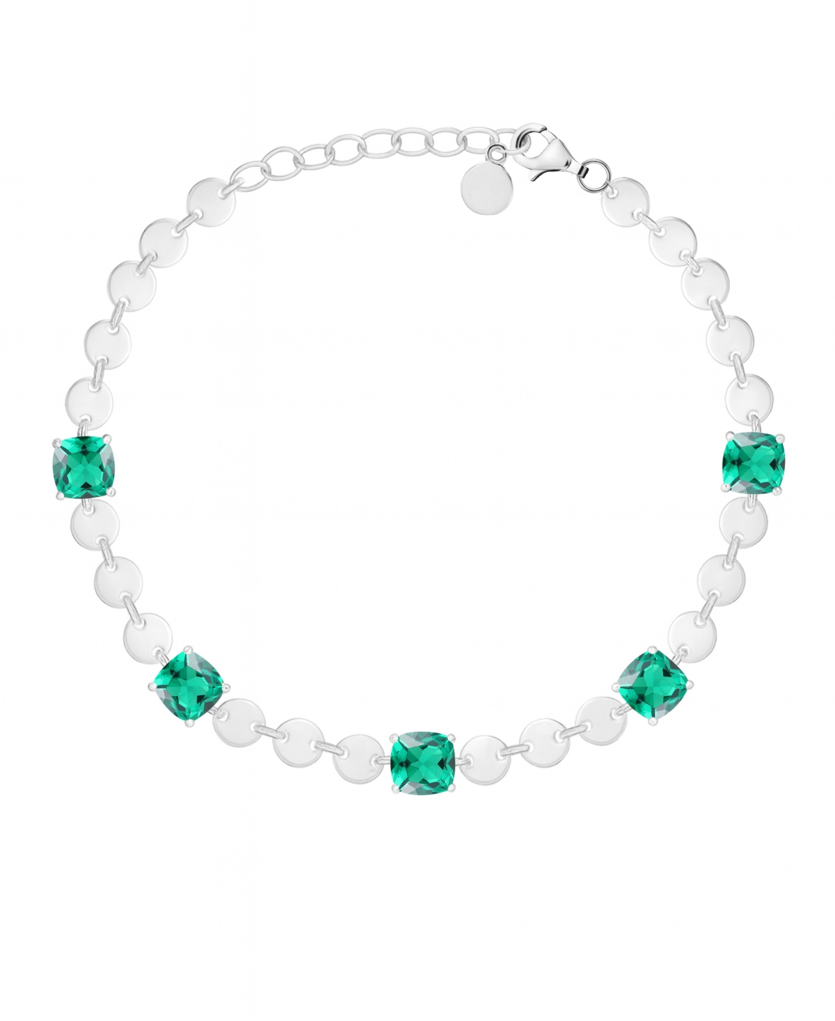 Click here for Macys Lab Grown Emerald (4-1/5 ct. t.w.) Bracelet... prices