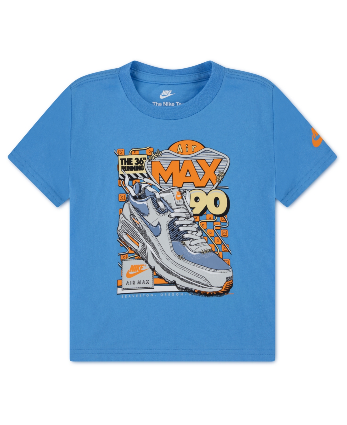 Click here for Nike Boys Toddler 2T-4T Air Max Sneaker Crewneck T... prices