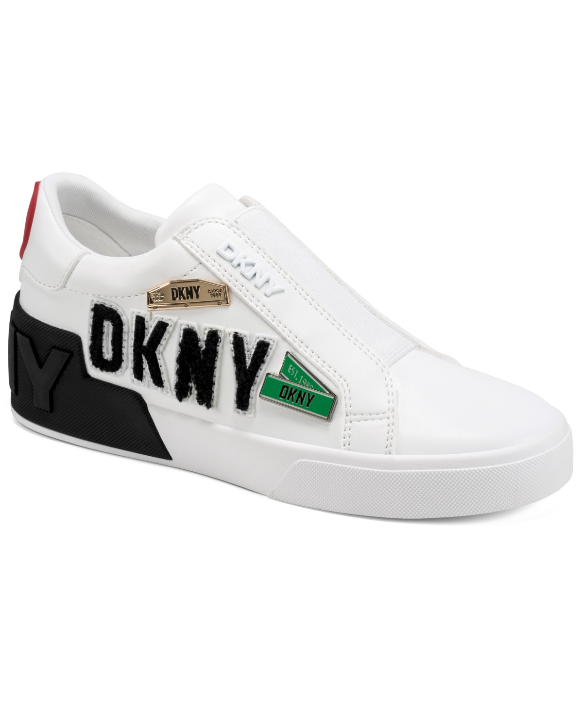 Click here for Dkny Womens Mindy City Signs Slip-On Sneakers - Br... prices