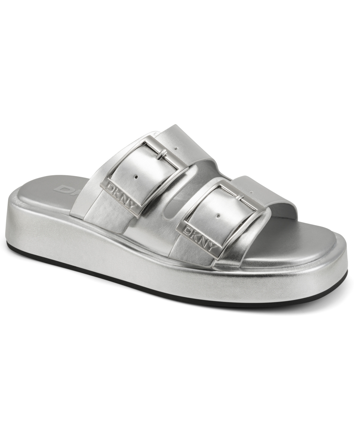 Click here for Dkny Womens Leocadia Platform Sandals - Silver prices