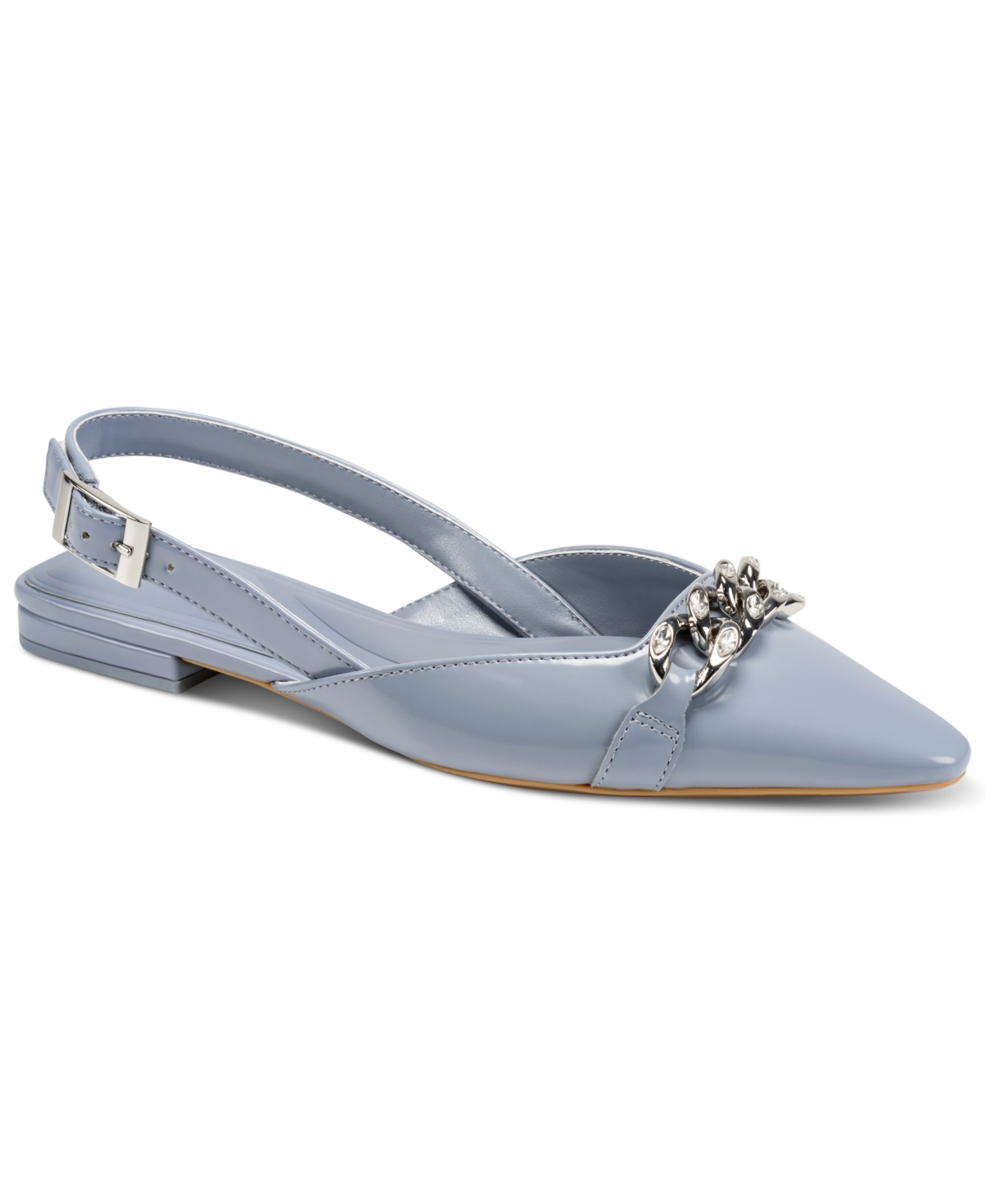 Click here for Dkny Womens Cosetta Slingback Flats - Slate Blue prices