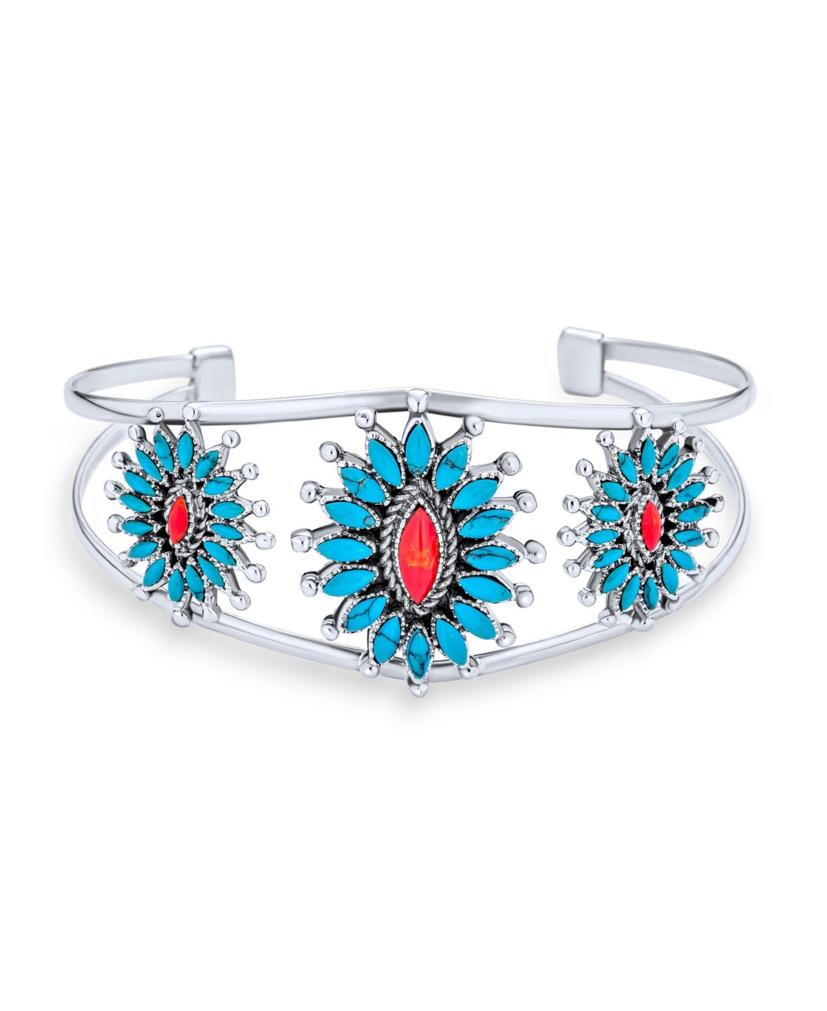 Click here for Bling Jewelry Western Navajo Style Red Blue Turquo... prices