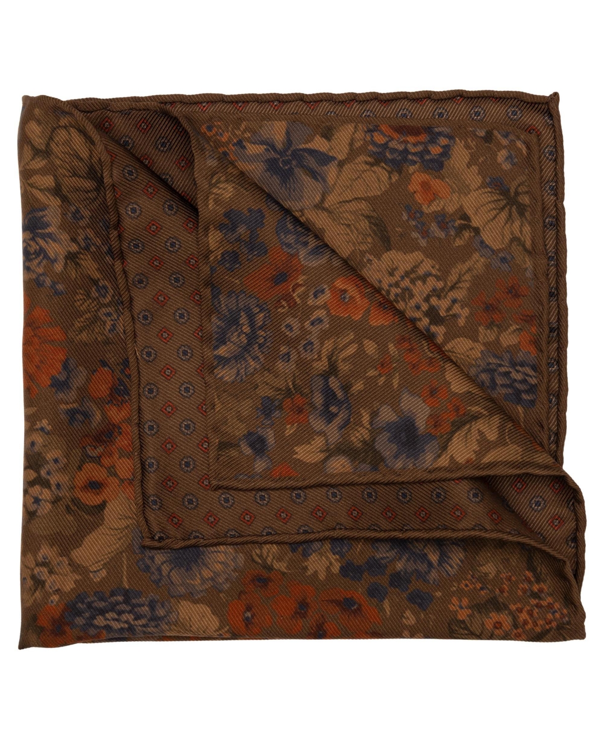 Click here for Elizabetta Mens Vico - Double Sided Silk Pocket Sq... prices