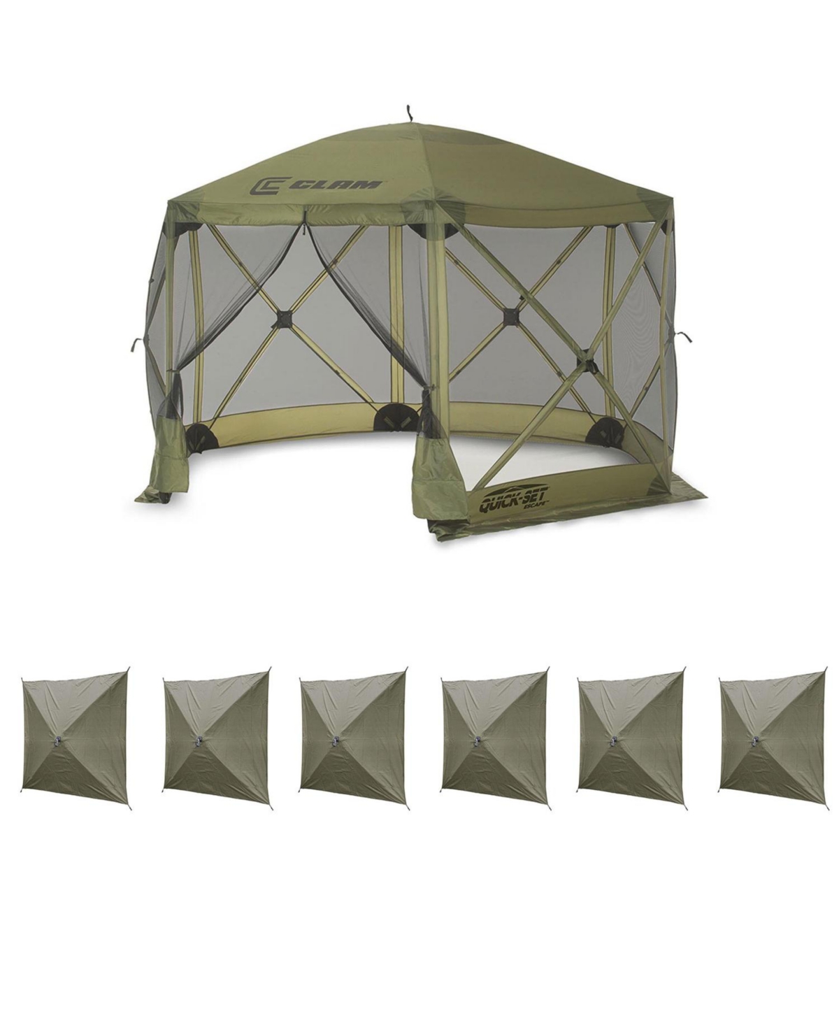 Click here for Clam Quick Set Escape Portable Canopy Shelter with... prices