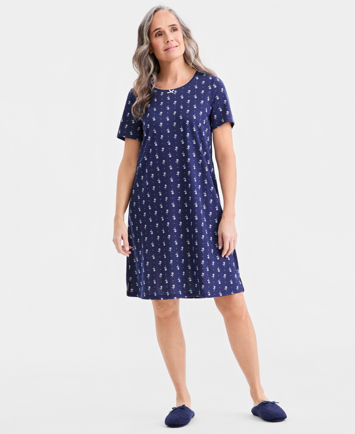 Click here for Charter Club Womens Short-Sleeve Sleepshirt  Macys... prices