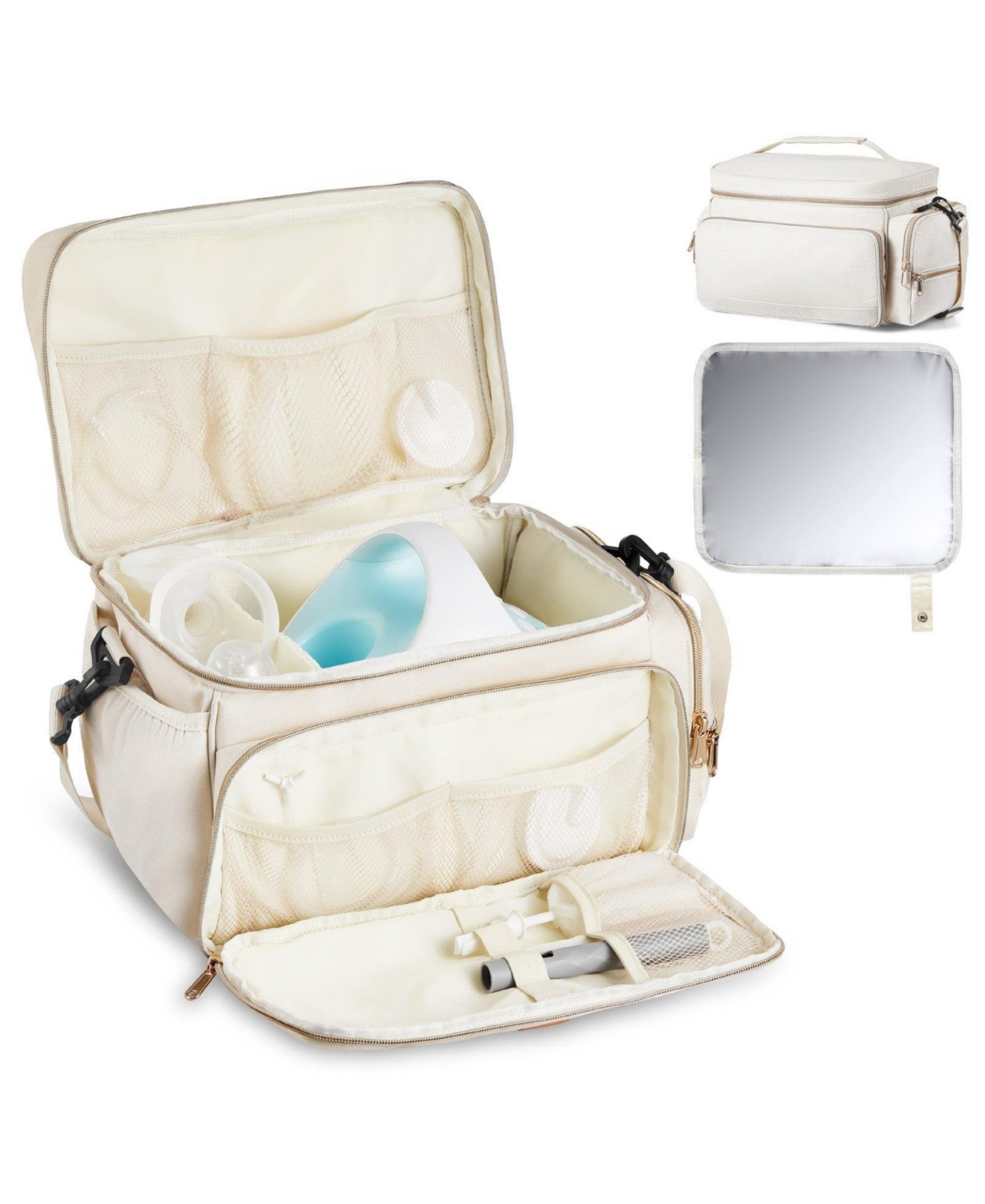 Click here for Mecale Breast Pump Bag with Waterproof Mat  Fits S... prices
