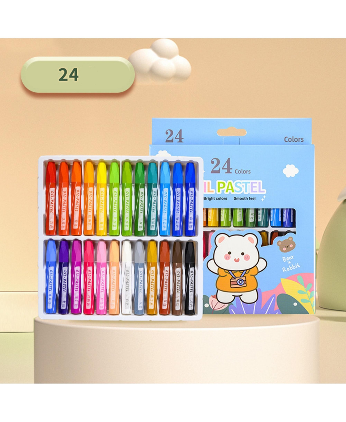 Click here for Htutwoo 24 Colors Oil Pastel Crayons  Kid Graffiti... prices