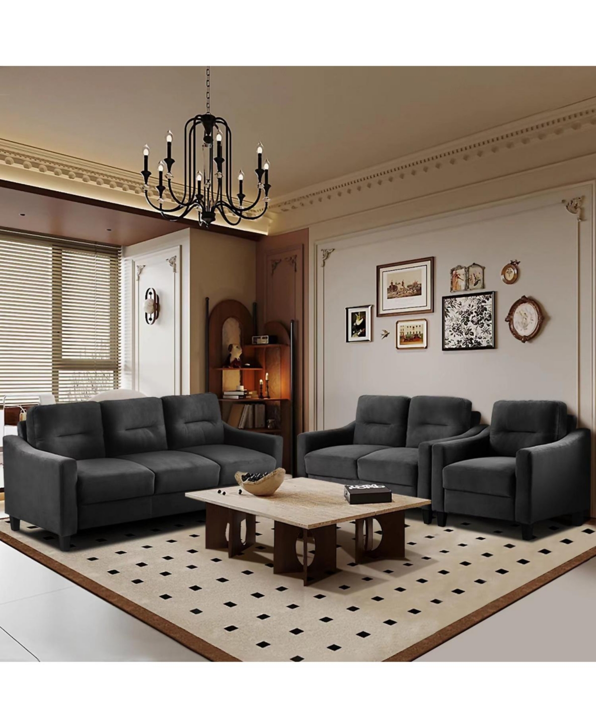 Click here for Simplie Fun Couch Comfortable Sectional Couches Se... prices