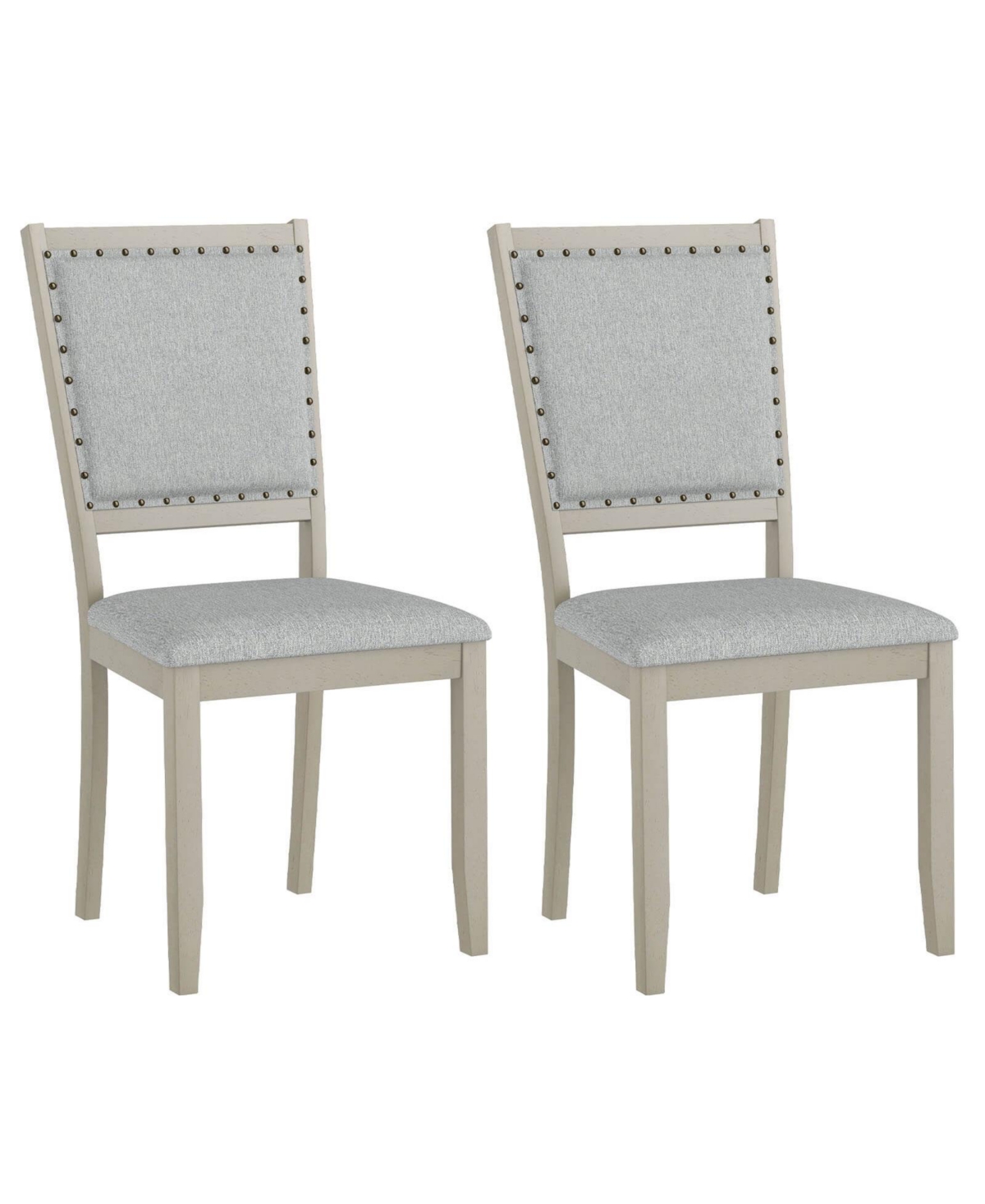 Click here for Farmhouse Dining Chair Fabric Upholstered Kitchen... prices