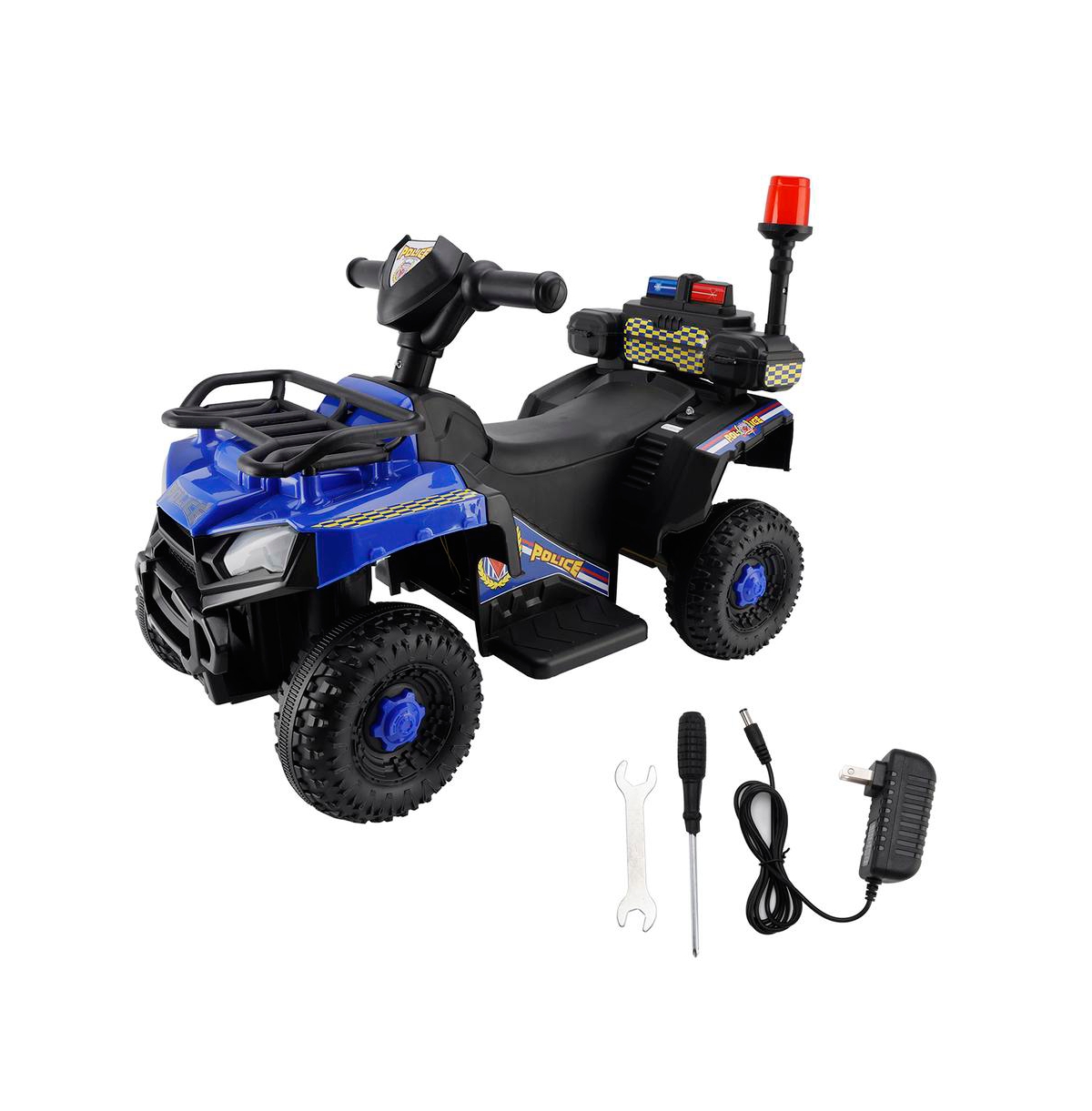 Click here for Bruce & Shark 6V Kids Police Ride-On Atv  Electric... prices