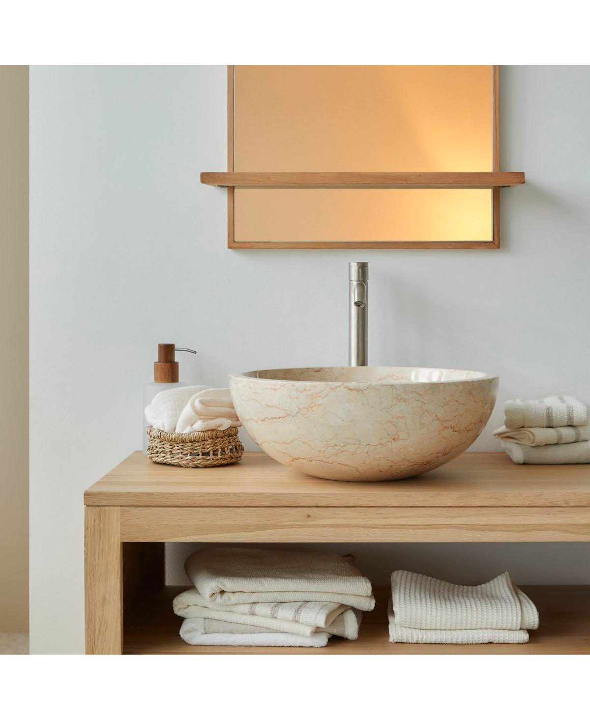 Click here for Tikamoon Marble Washbasin Hemisphere Above Counter... prices