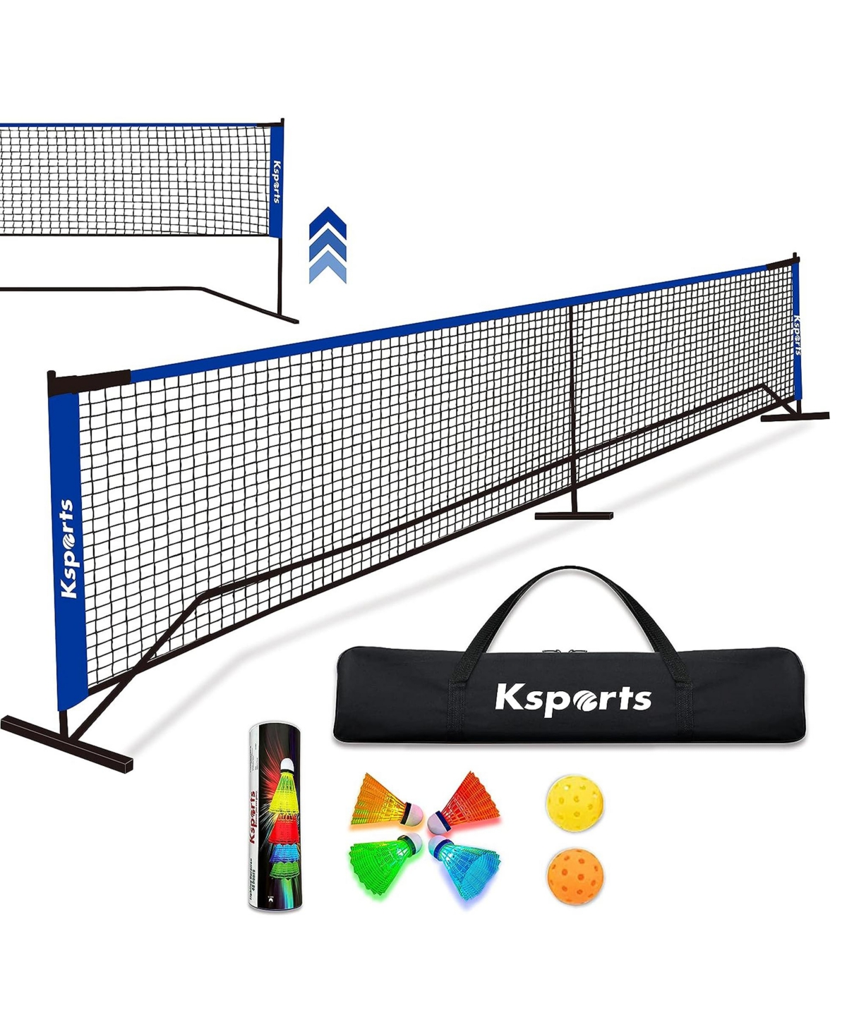 Click here for Ksports Pickleball Set w/22 Net  Led Shuttlecocks... prices