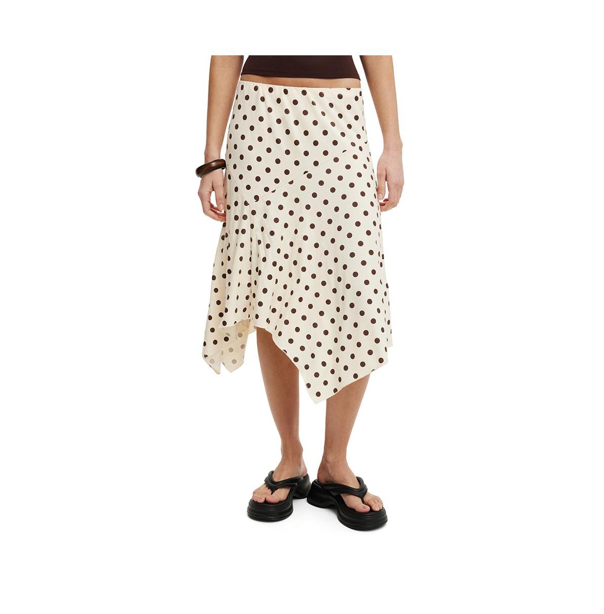 Click here for Cotton On Womens Sandy Midi Skirt - Eden polka dot prices